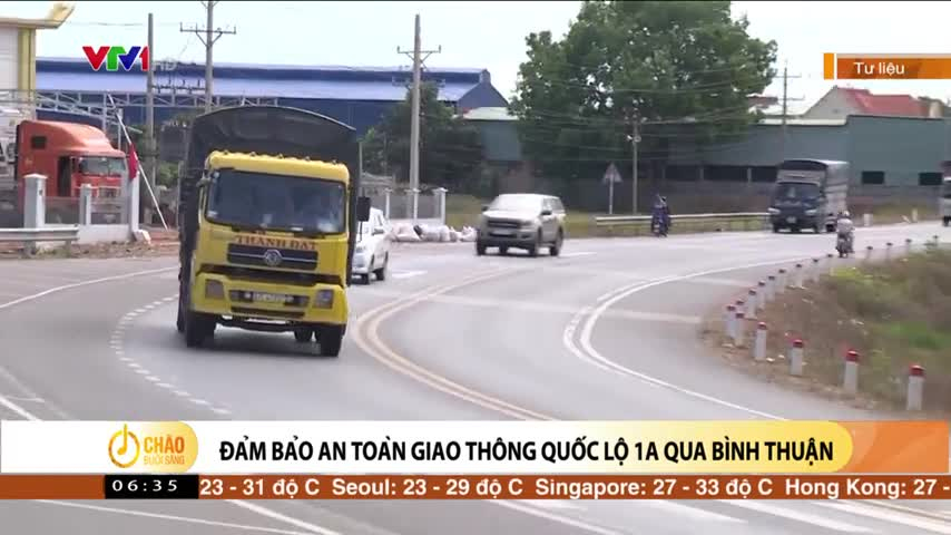 Đảm bảo an toàn giao thông trên Quốc lộ 1A qua Bình Thuận
