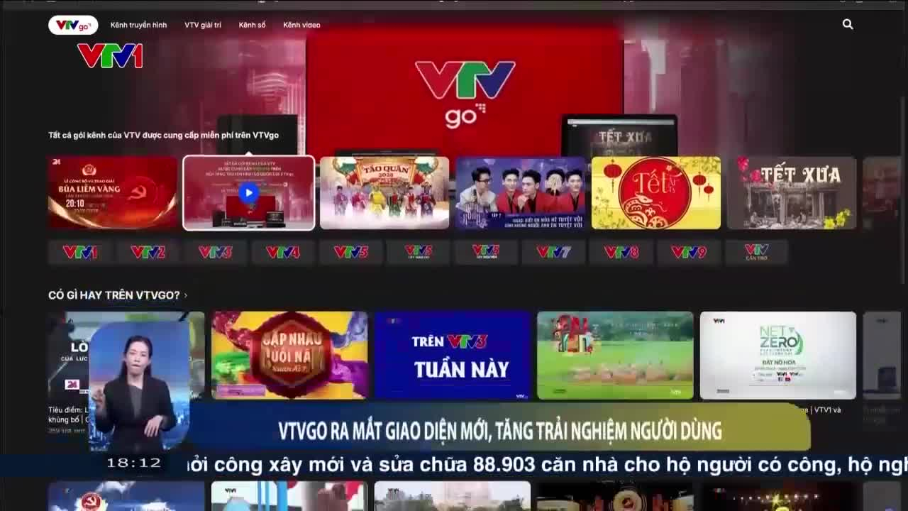VTVgo ra mắt giao diện mới, tăng trải nghiệm người dùng | Tin nóng | VTVgo